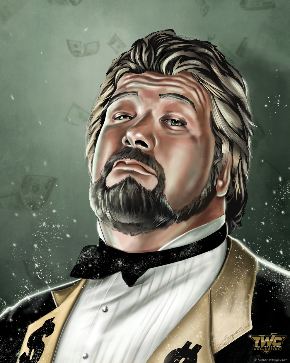 Ted DiBiase - Icon Series Autographed 8x10 – The Wrestling Collection