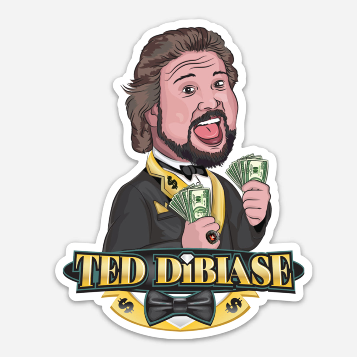 Ted DiBiase - Million Dollar Decal – The Wrestling Collection